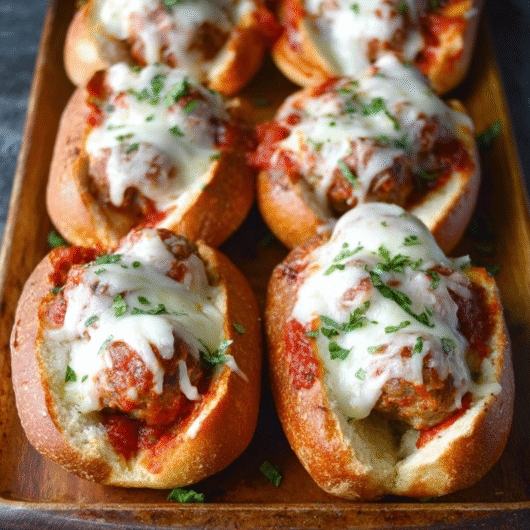 Mini Italian Meatball Subs - Feel Tasty